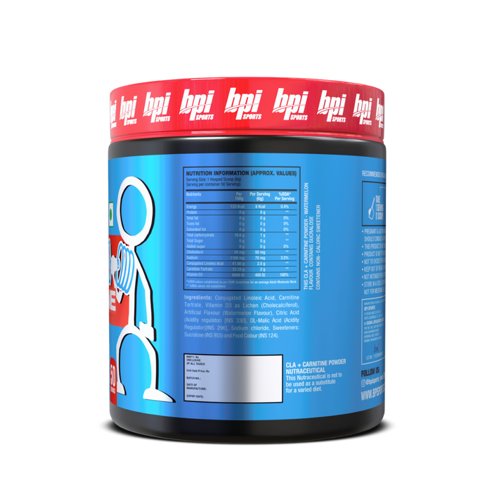 BPI CLA+ Carnitine - 300 Gms - 50 servings